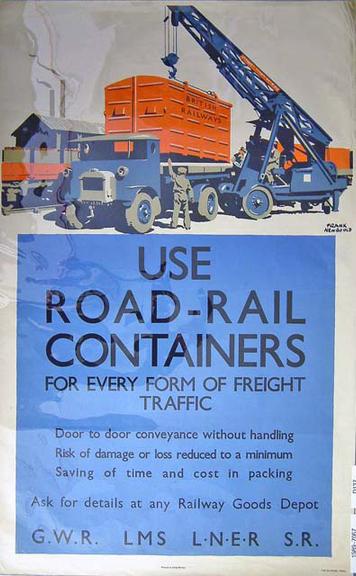 LNER/LMS/GWR/SR. Use Road and Rail Containers | Science Museum Group ...