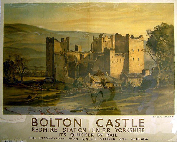 It's Quicker by Rail - Bolton Castle | Science Museum Group Collection