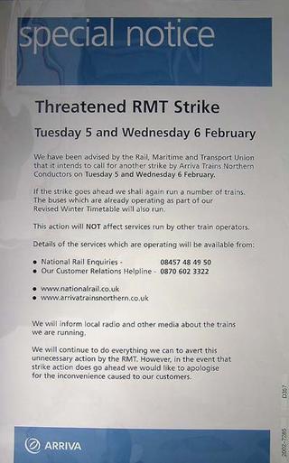 Threatened RMT strike | Science Museum Group Collection