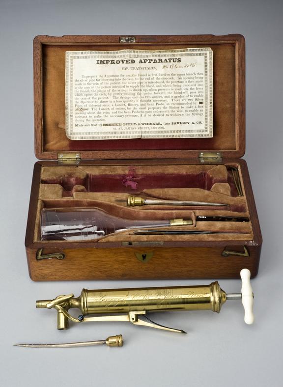 Blundell's Blood Transfusion Apparatus, London, England,1801-1900 ...