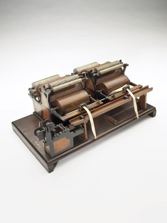 Model of Bodmer's carding engine. | Science Museum Group Collection