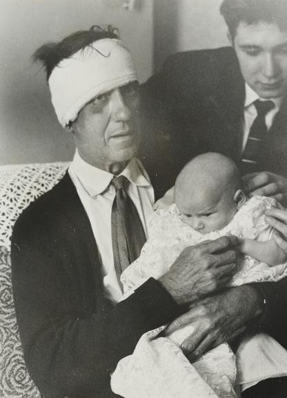 Train driver, Jack Mills, with his grandchild, Stephen | Science Museum ...