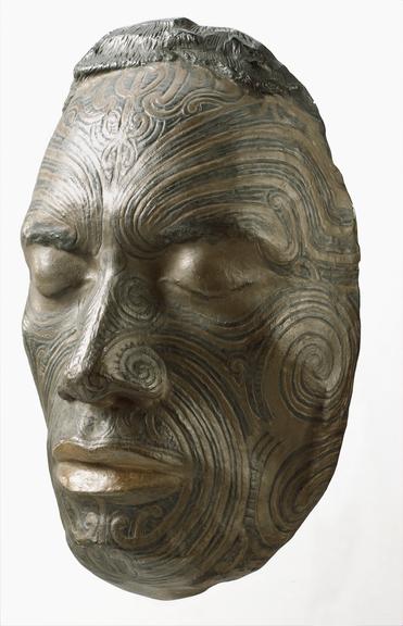 Replica life mask of Taupua Te Whanoa | Science Museum Group Collection