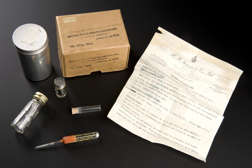 Smallpox diagnosis kit, London, 1965-1970 | Science Museum Group Collection