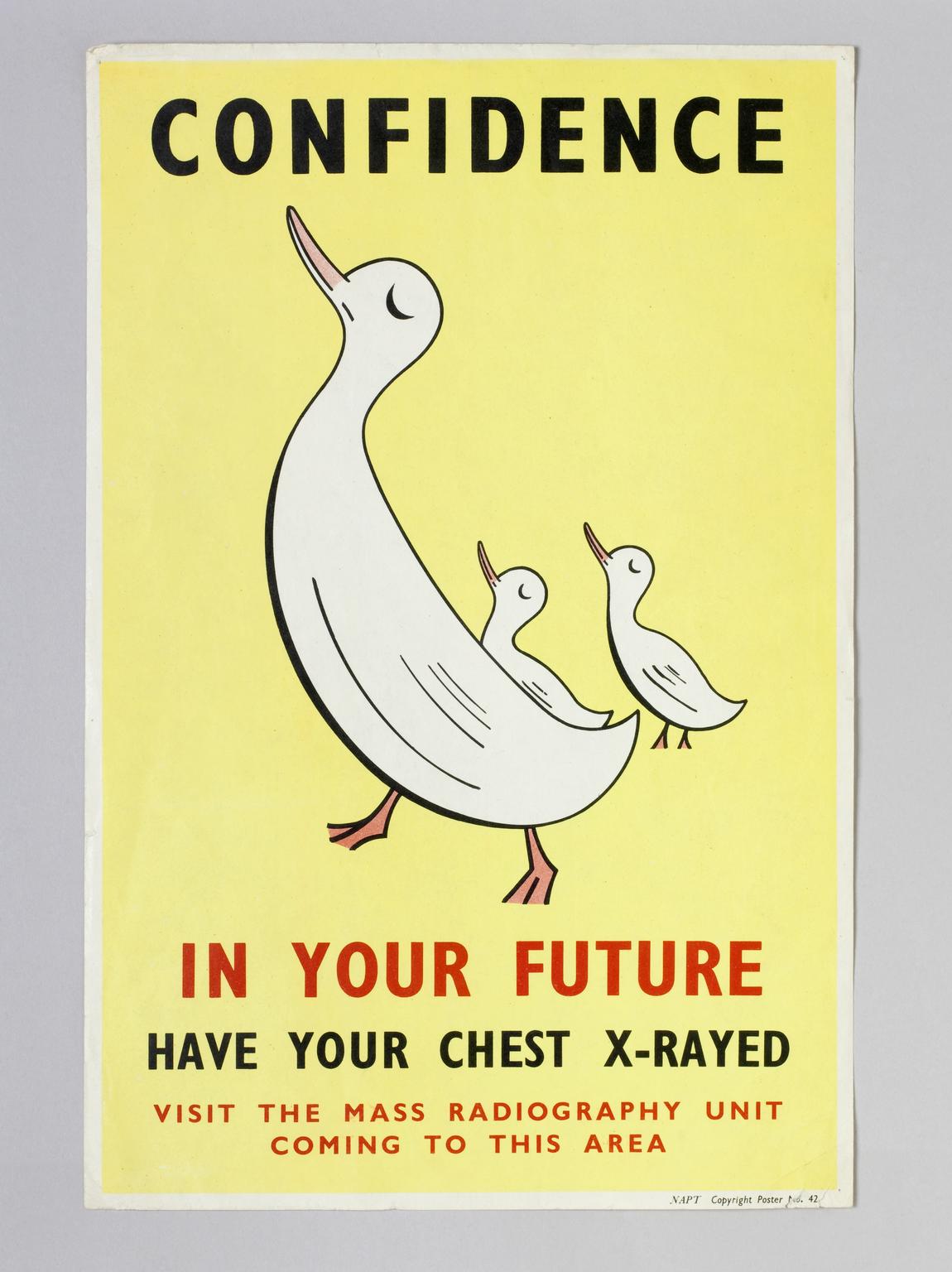 Poster promoting mass X-ray screening | Science Museum Group Collection