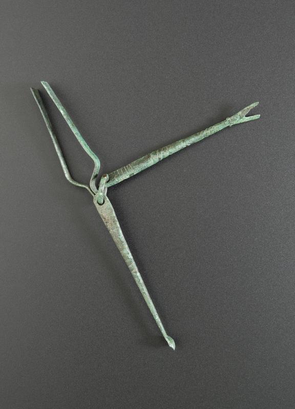 Three toilet implements on a ring, Roman, 199 BCE-500 CE | Science ...