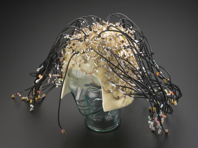 Prototype 90 channel MRI cap | Science Museum Group Collection