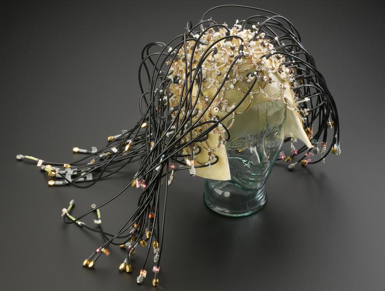 Prototype 90 channel MRI cap | Science Museum Group Collection