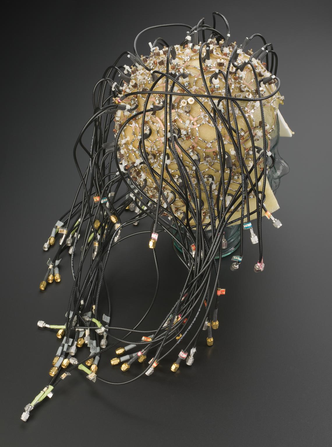 Prototype 90 channel MRI cap | Science Museum Group Collection