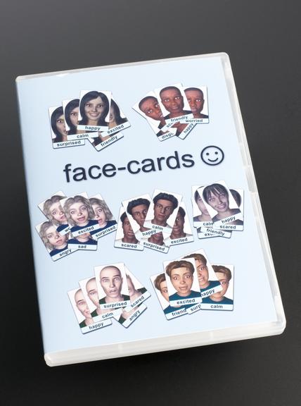 Ten Emotion expression face flash cards | Science Museum Group Collection