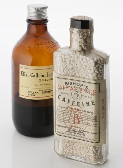 Bottle of caffeine iodine and ephedrine elixir | Science Museum Group Collection