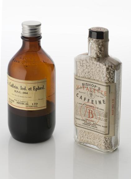 Bottle of caffeine iodine and ephedrine elixir | Science Museum Group Collection