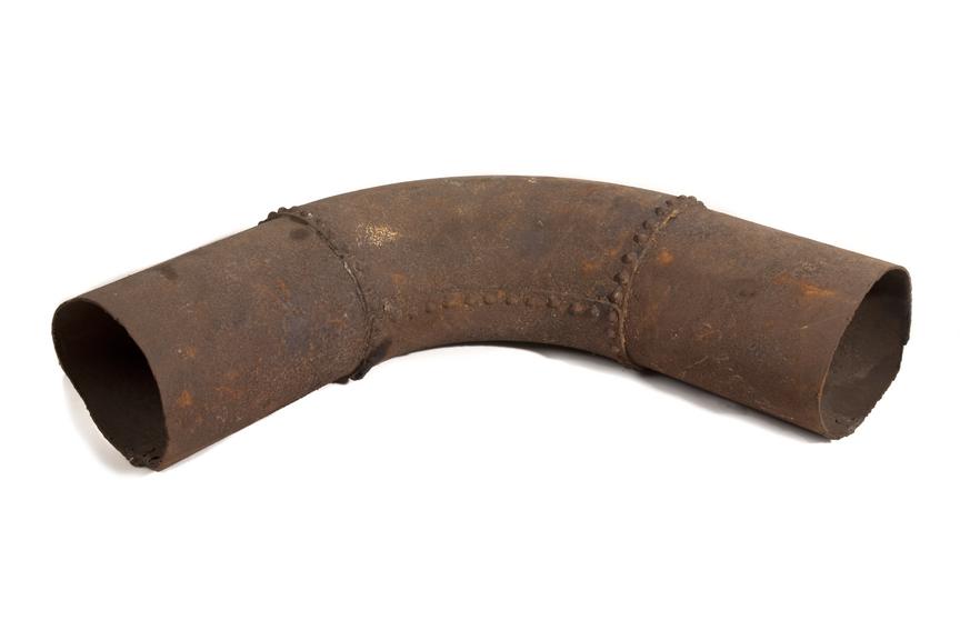 Large Metal Corner/Bend Pipe | Science Museum Group Collection
