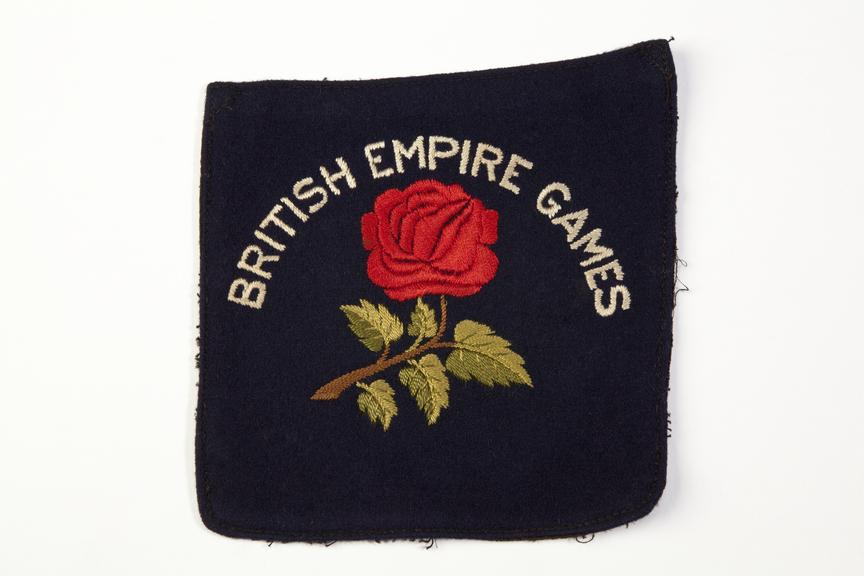Embroidered badge from 1934 British Empire Games | Science Museum Group ...