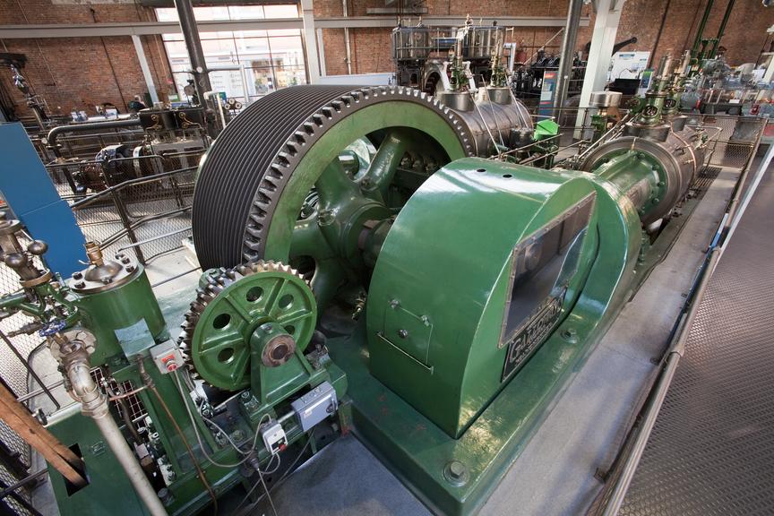 Elm Street Mill Cross-Compound Steam Engine | Science Museum Group ...