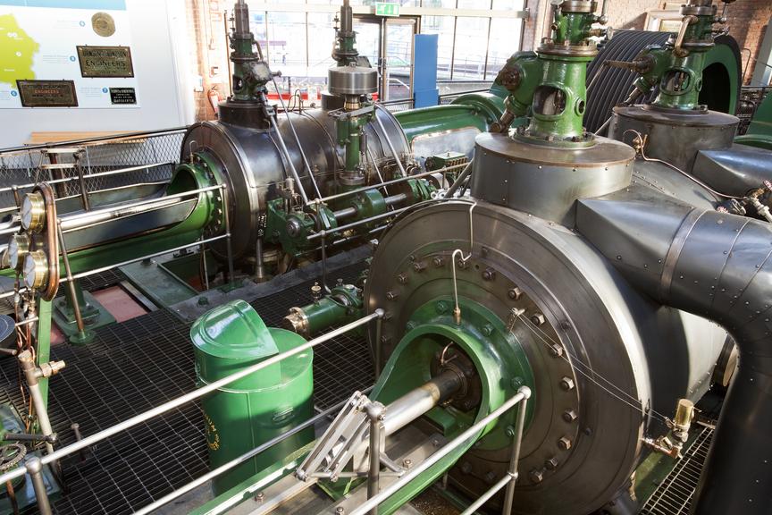 Elm Street Mill Cross-Compound Steam Engine | Science Museum Group ...