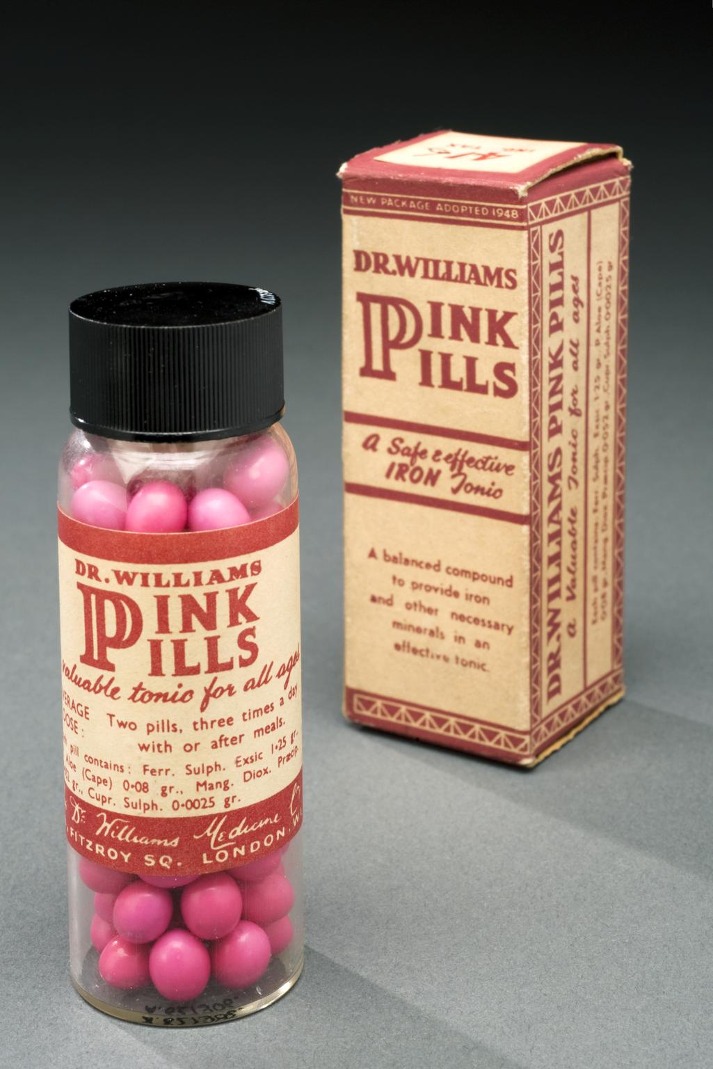 Dr Williams' 'Pink Pills' | Science Museum Group Collection