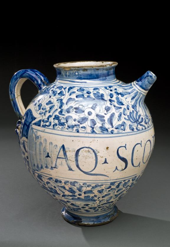 Syrup jar used to store Viper's Grass Water, Rome, Italy, 1701-1800 ...