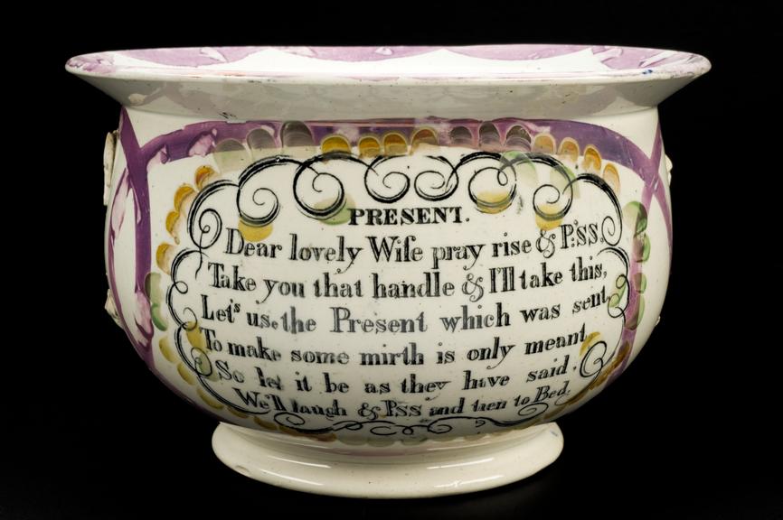 Chamber pot, Europe, 1801-1900 | Science Museum Group Collection