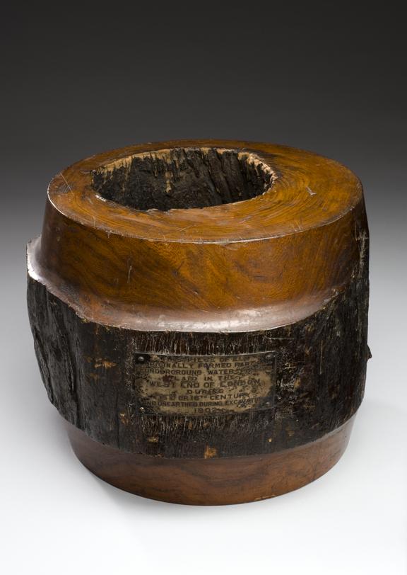 Part of an elm water pipe, England, 1401-1600 | Science Museum Group ...