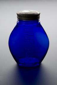 Blue glass sputum bottle, England, 1871-1920 | Science Museum Group ...