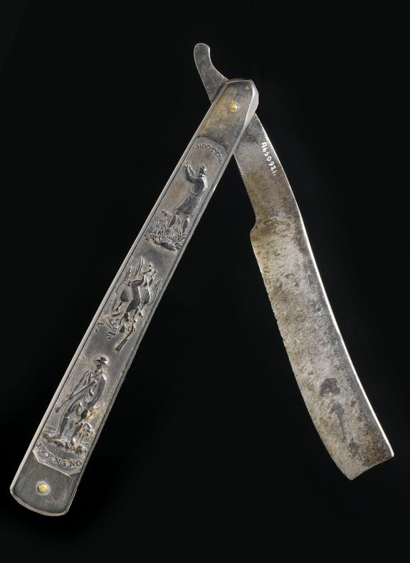 Cut-throat steel razor, owned by Lord Nelson, England, 1780-1805 ...