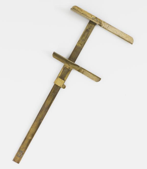 Small sliding compass, for criminal identification system, Paris ...