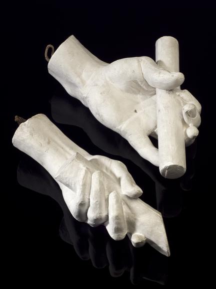 plaster cast of hand | Science Museum Group Collection