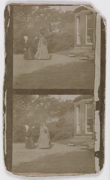 Two frames from 'Roundhay Garden Scene' | Science Museum Group Collection
