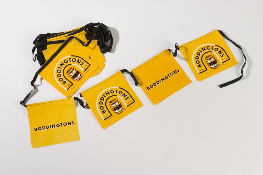Boddingtons Brewery Bunting | Science Museum Group Collection