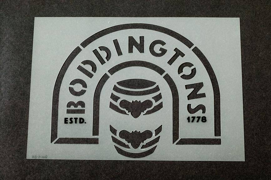 Boddingtons Stencil | Science Museum Group Collection