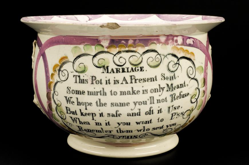 Chamber pot, Europe, 1801-1900 | Science Museum Group Collection