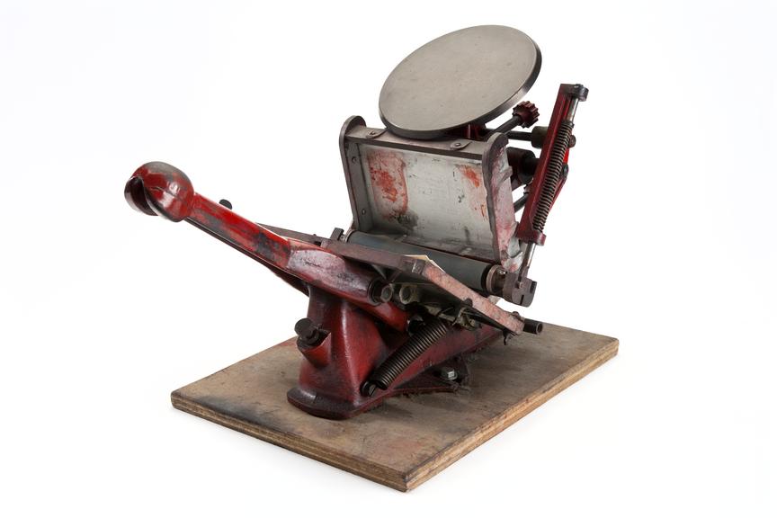 Hand-operated printing press | Science Museum Group Collection