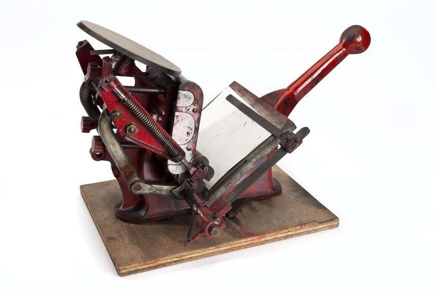 Hand-operated printing press | Science Museum Group Collection