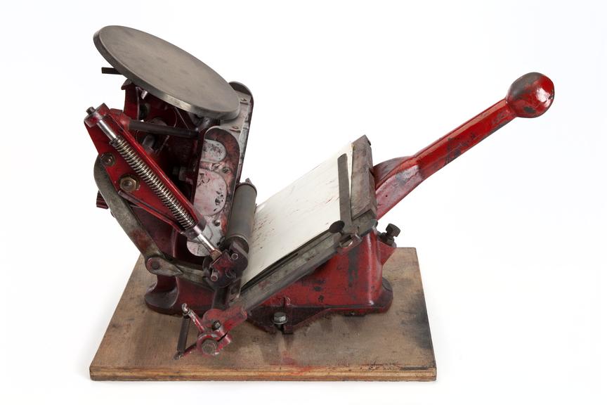 Hand-operated printing press | Science Museum Group Collection