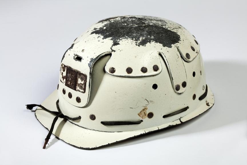 miner's helmet | Science Museum Group Collection