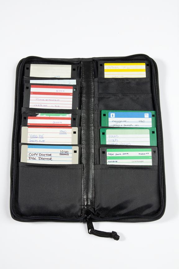 Floppy discs with plastic case | Science Museum Group Collection