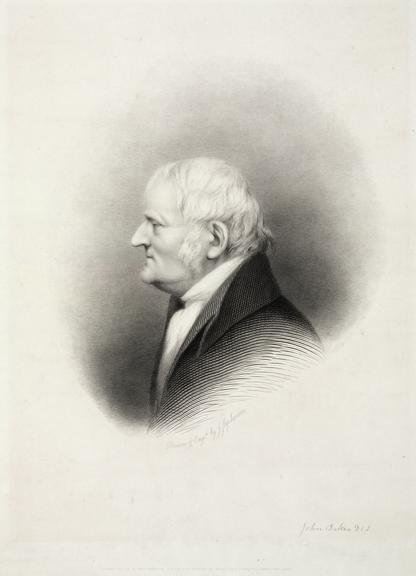 Two portrait engravings of John Dalton, 1820-1860 | Science Museum ...