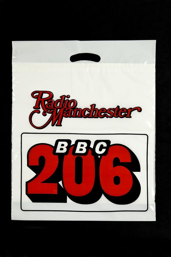 BBC Radio Manchester Plastic Bag | Science Museum Group Collection