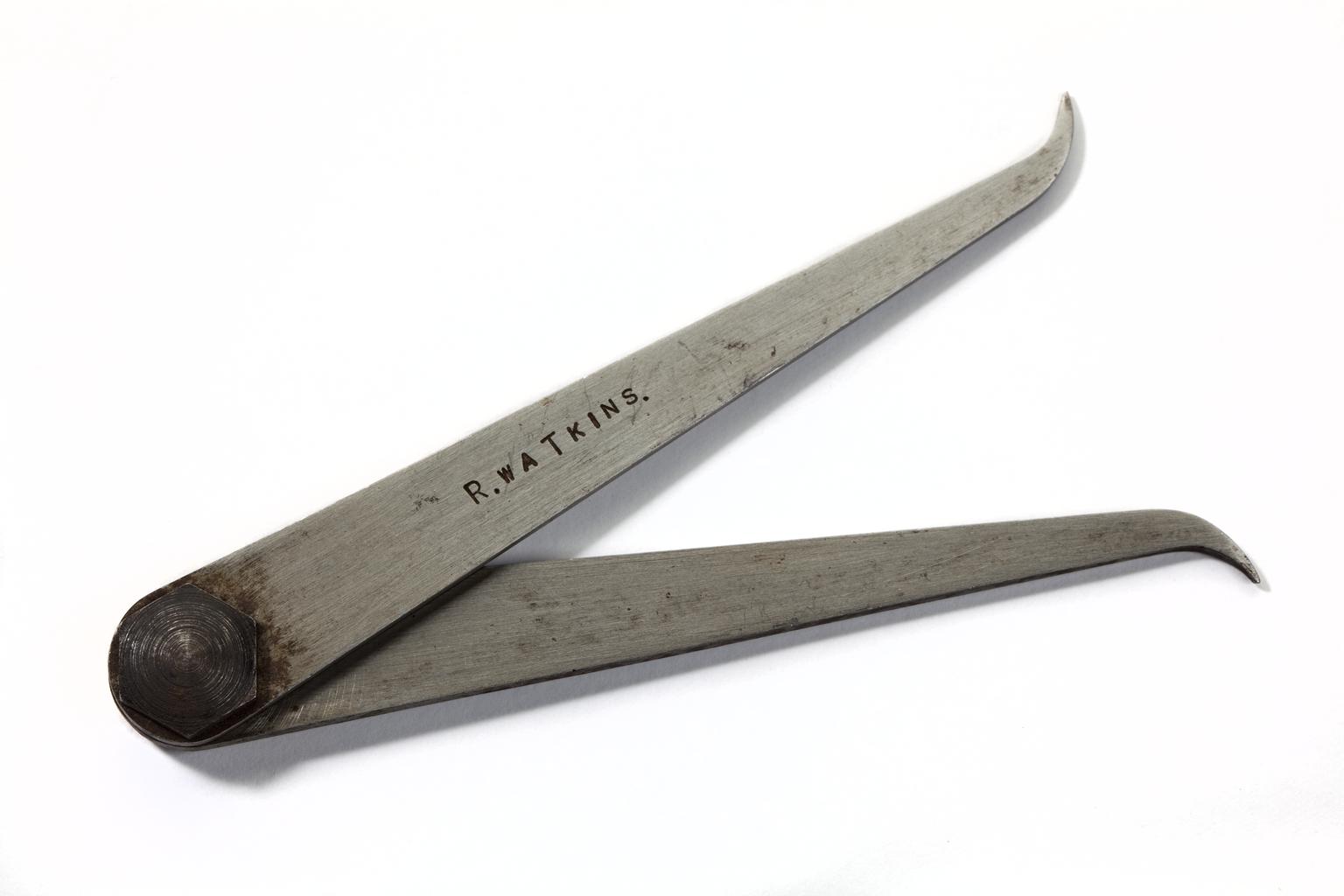 Internal calipers tool made by Bob Watkins | Science Museum Group ...