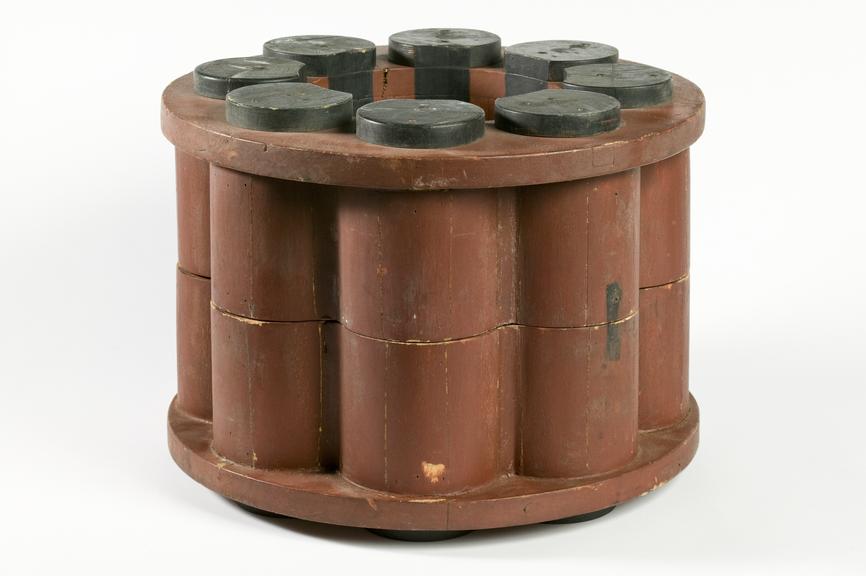 Part of a casting fro a prototype 1000 horse power axial aero engine ...