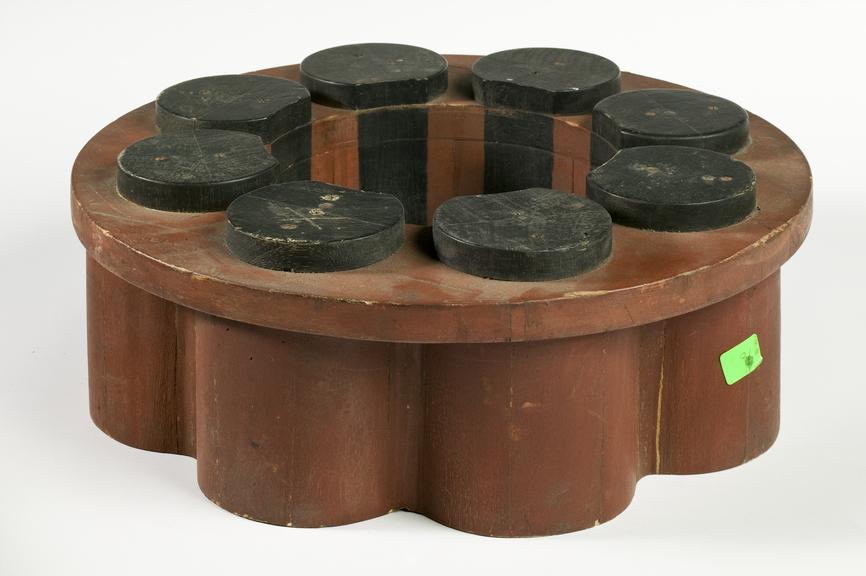 Part of a casting fro a prototype 1000 horse power axial aero engine ...