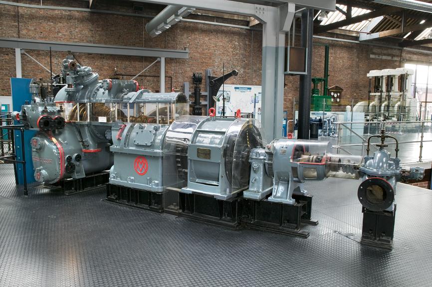 Metropolitan-Vickers Steam turbine and Generator | Science Museum Group ...