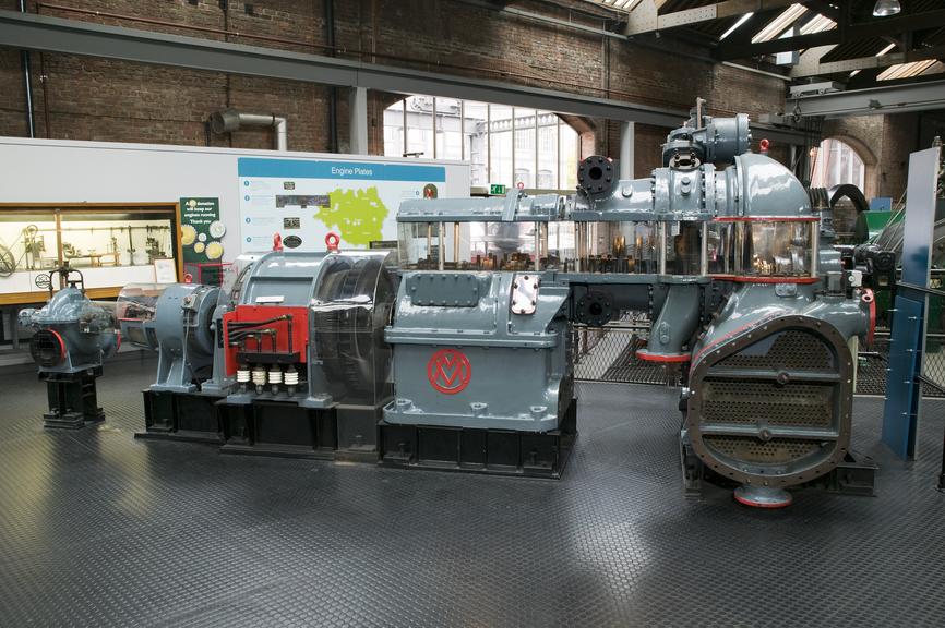Metropolitan-Vickers Steam turbine and Generator | Science Museum Group ...