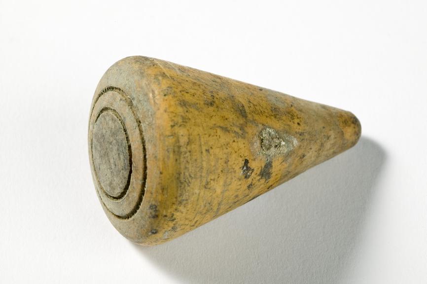 Plumber's turn pin (conical tool used to flare the ends of lead pipe ...