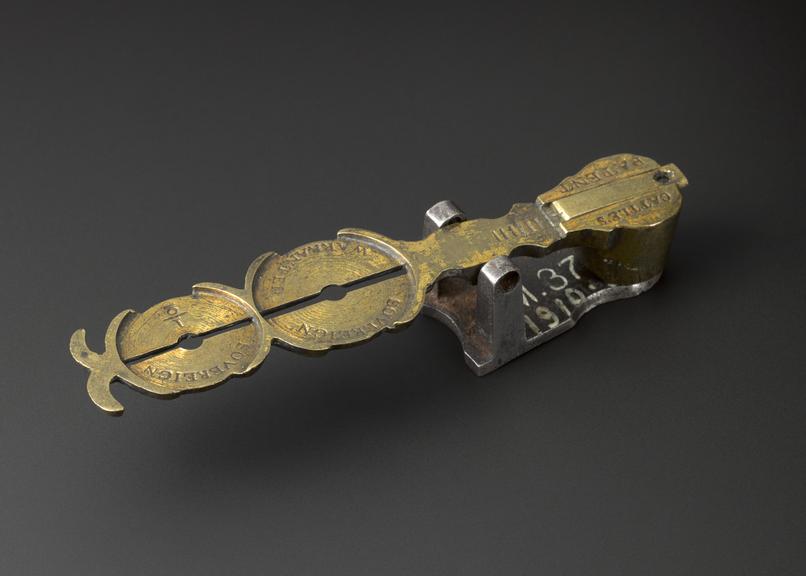 Cattles patent gold coin tester | Science Museum Group Collection