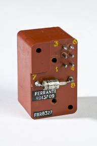 Ferranti type RD13709 electrical component | Science Museum Group ...