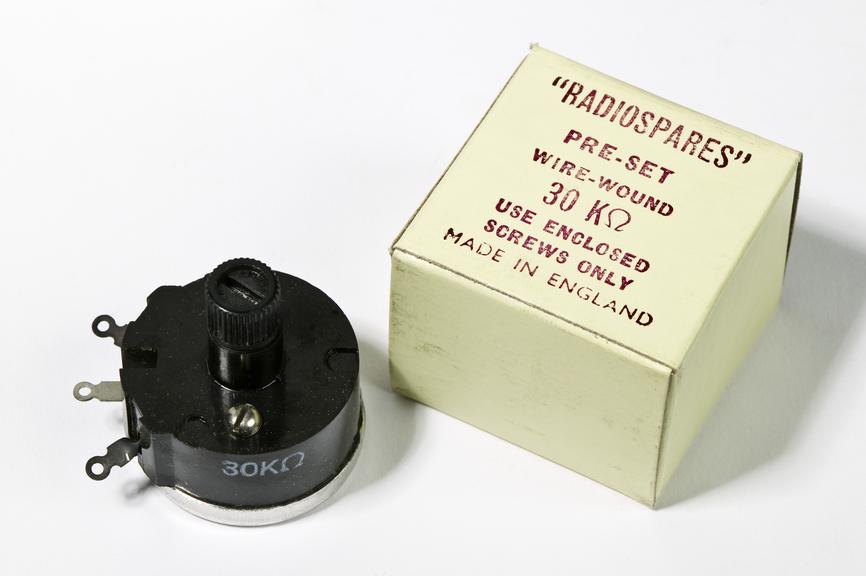 RadioSpares preset radio component | Science Museum Group Collection