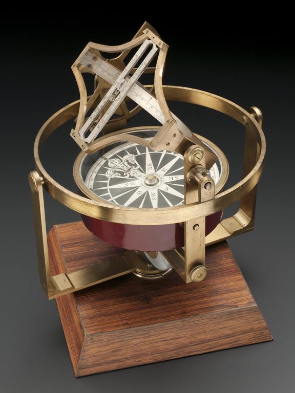 Meridional compass: Rare George Adams Brass: Walker | Science Museum ...