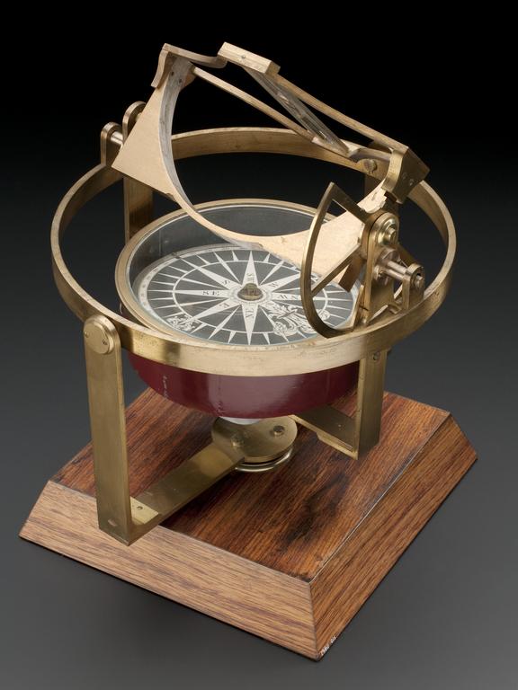 Meridional compass: Rare George Adams Brass: Walker | Science Museum ...